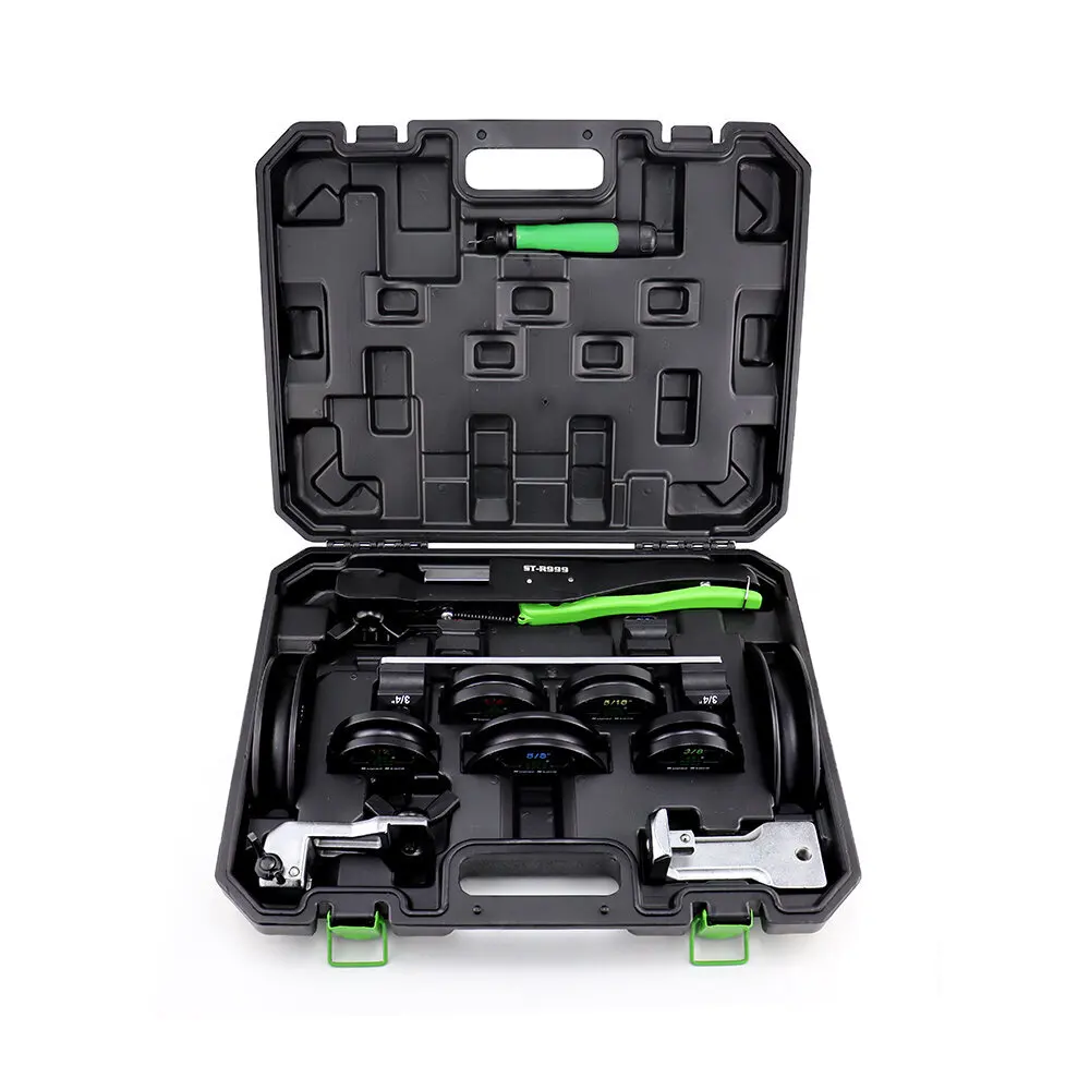 90° Bend Tubing Bender Kit - HVAC Ratchet Tool Set