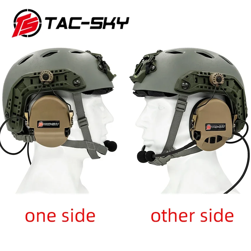 Ts Tac-sky Tactical Headset Tci Liberator Ii Noise Reduction Pickup ...
