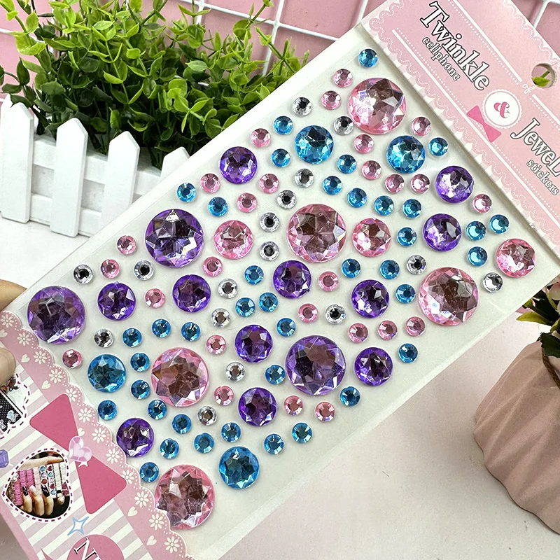 Cartoon Diamond Sticker Princess Cartoon Acrylic Crystal 3d Cartoon ...
