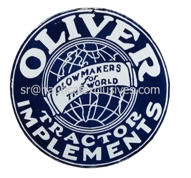 Custom Enamel Metal Wall Decor Sign For Promotion & Advertising Oem