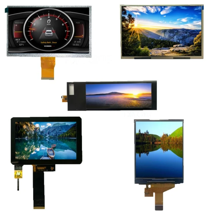 Factory Custom Tft Lcd 0.96-32" Ips Screen Panel 3.5 4.3 5 5.0 7.0 8.0 ...