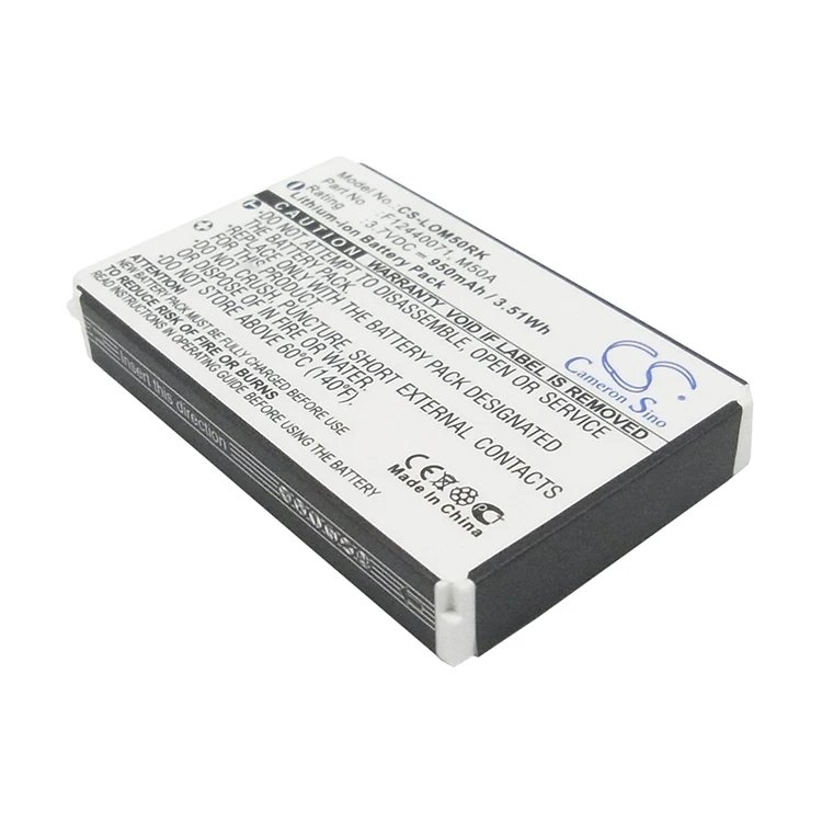 3.7v Li-ion 950mah / 3.52wh Battery For Logitech Cs-lom50rk Dinovo Edge ...