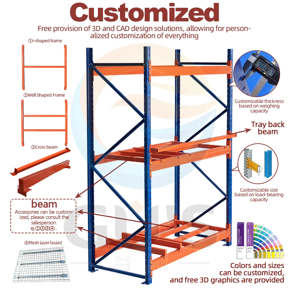 Factory-Made Custom 2000LBS Heavy Load Beam-Type Multi-Level Pallet ...