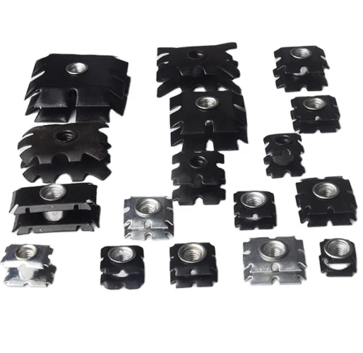 M4 M6 M8 Pipe Connector Threaded Inserts Nut for Round Square Steel ...