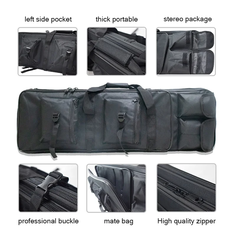 Outdoor Double Long Gun Bag Firearm Transportation Case Outdoor ...