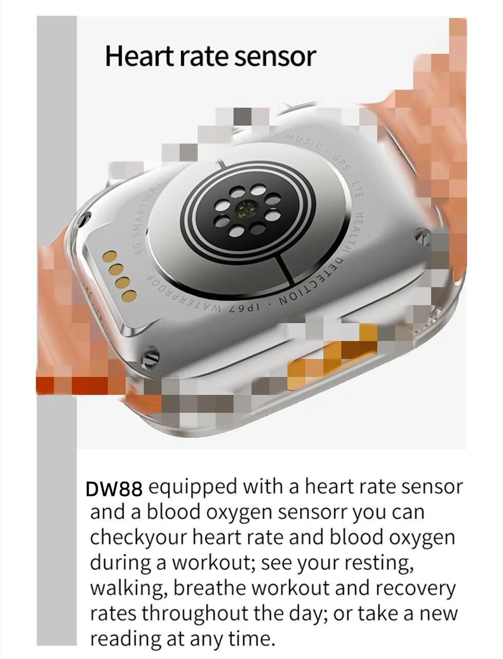 2023 Dw89 Ultra Camera 4g Sim Card Ram Akilli Saat Montre Relogio Smart ...