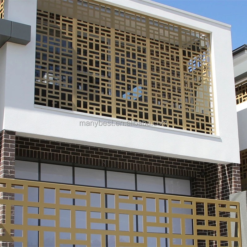 Arabia Design Wall Facade - Laser Cut Aluminium Mashrabiya