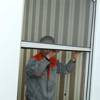 Standard Aluminum Frame Pvc Netting Mosquito Window Screens Set Window ...