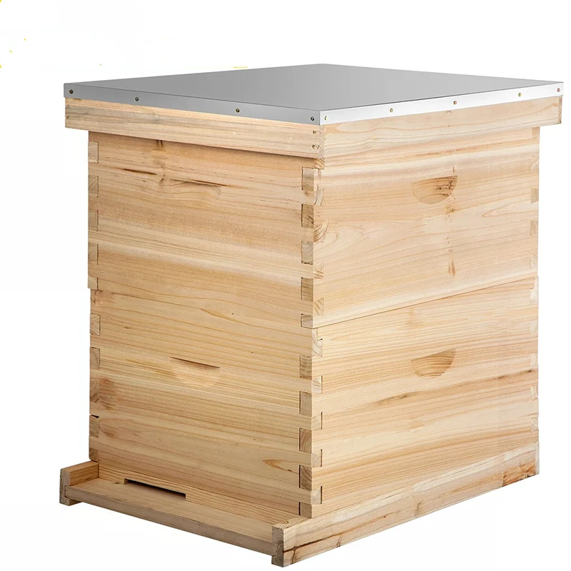 Double Layers Deep Frames Langstroth Beehive - Easy Bee Raising