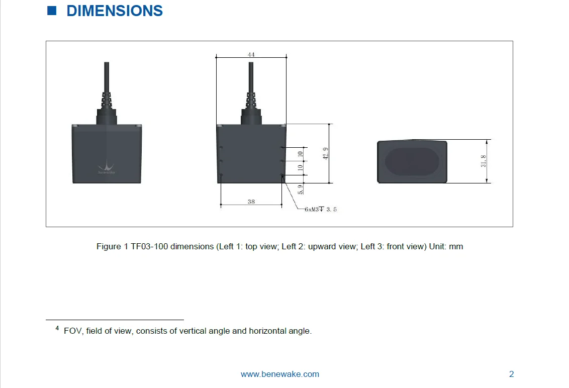 Lidar Long Range 100 Meters Laser Sensor Lidar Range Finder Module Wheat Detection Silo Radar