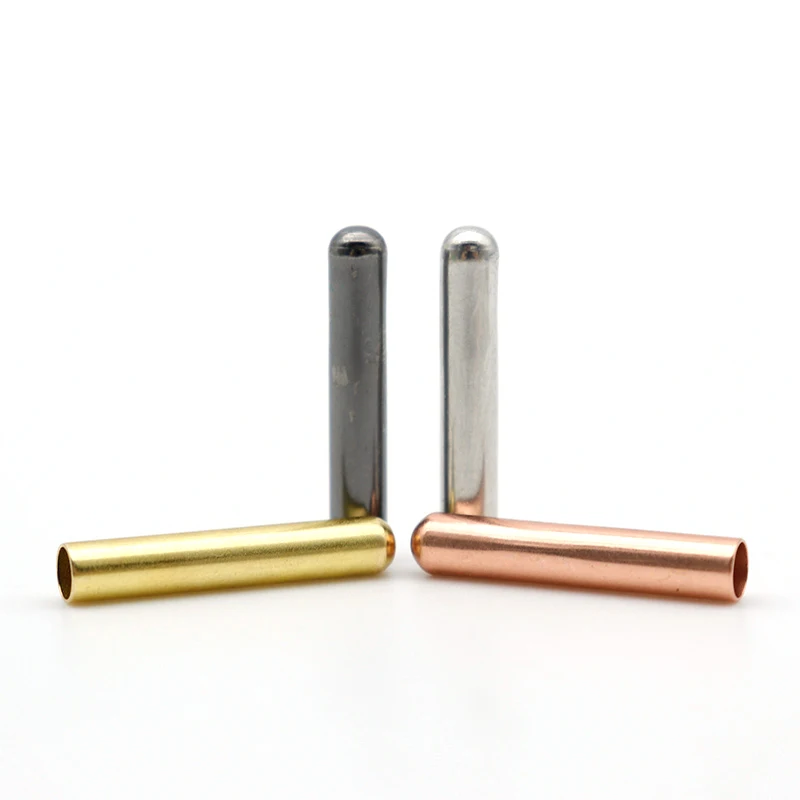 Weiou Laces Fashion Copper Alloy Seamless Metal Aglets 4.3x22mm Diy ...