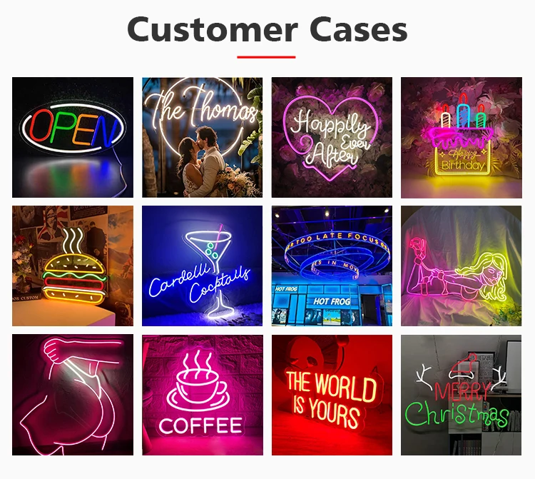 12V Wall Mount 3d Indoor Advertising Custom Acrylic Led Neon Lights ...