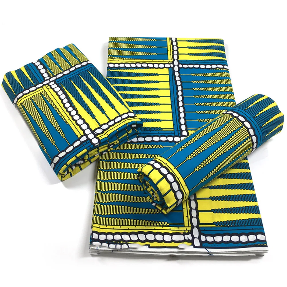 Hot Selling Kente Design Wax Printing 100 Cotton African Print Fabric