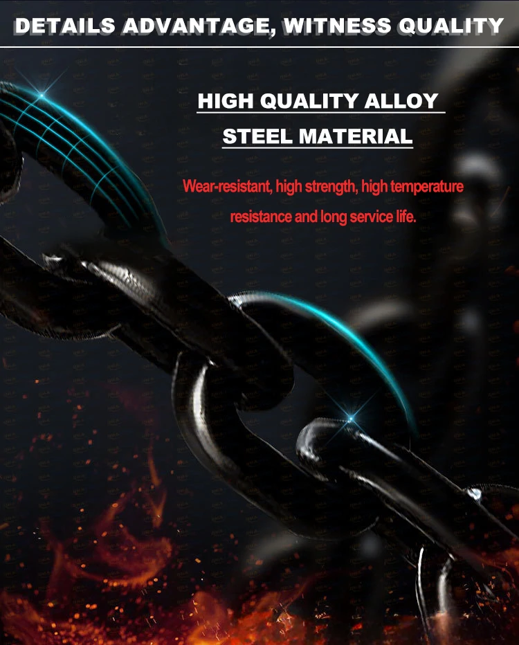G80 Lifting Chains - Durable and Standard Manganese Steel