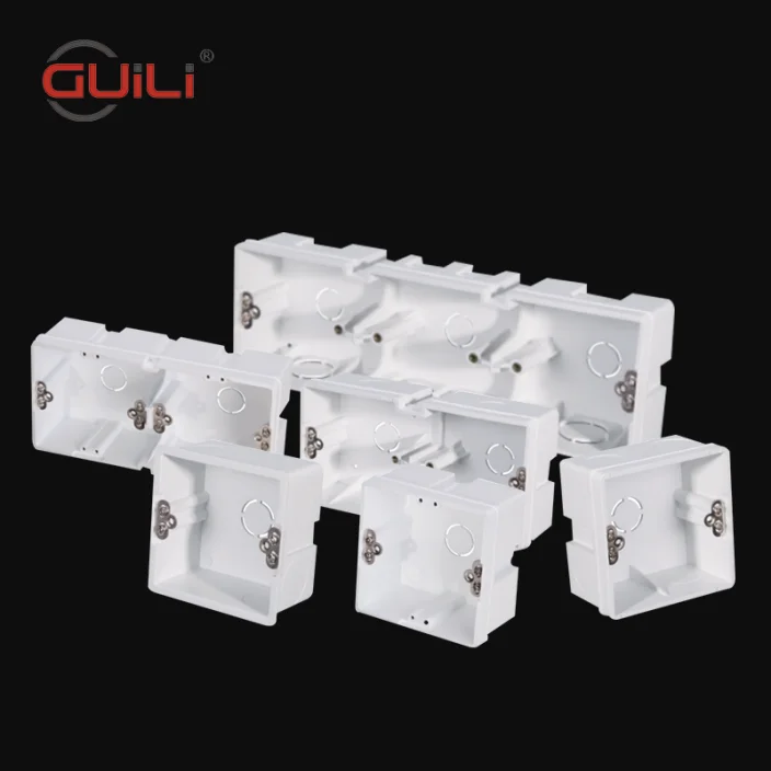 Switch Outlet Box, Wall Socket Plate, Surface Mount Backbox Safety ...