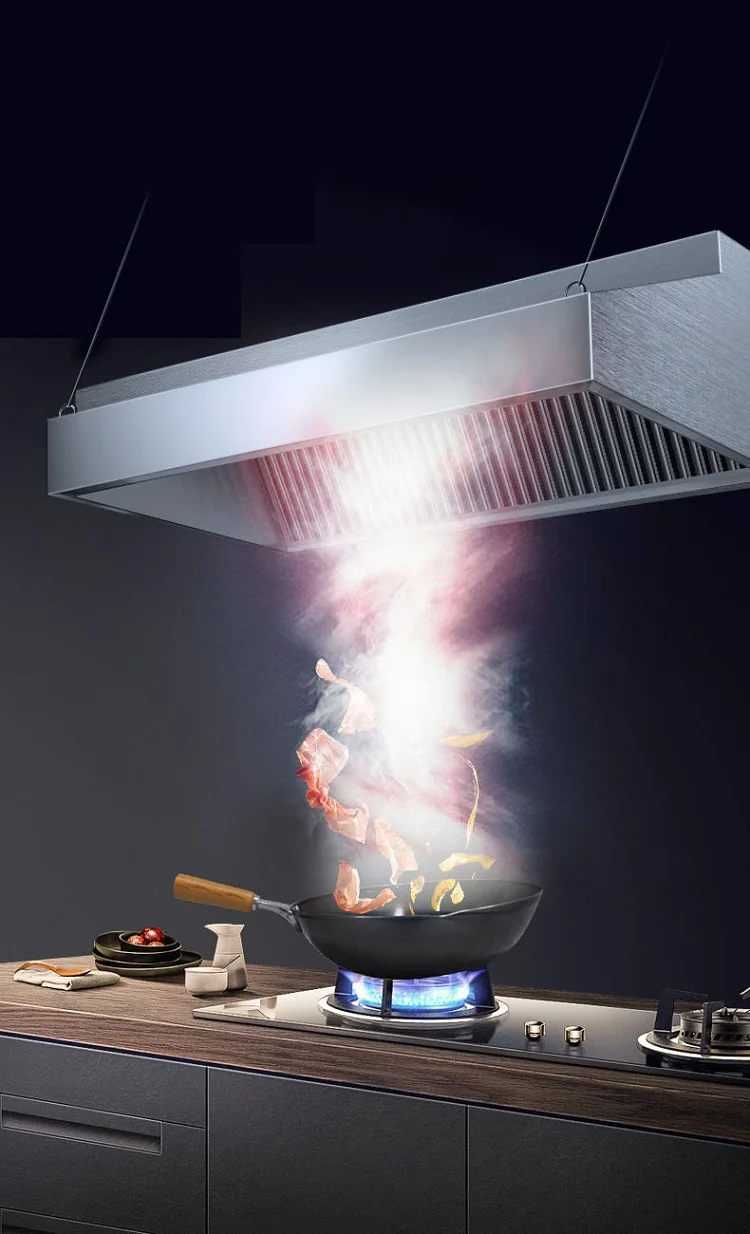 Efficient Kitchen Smoke Absorber - Low Noise Extractor Hood