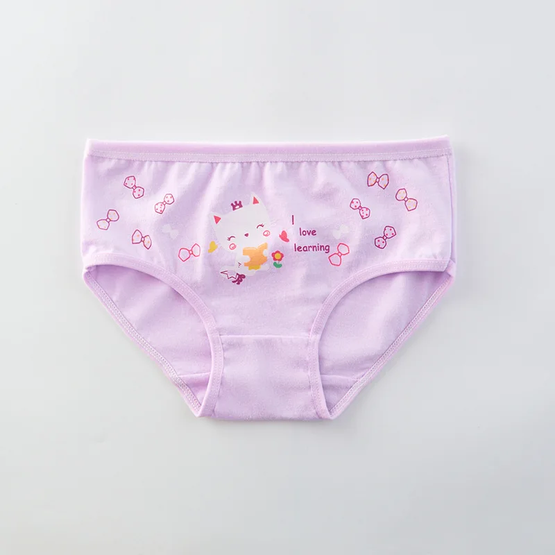 Custom Comfortable Little Girls Dot Underwear Kids Breathable Comfort ...