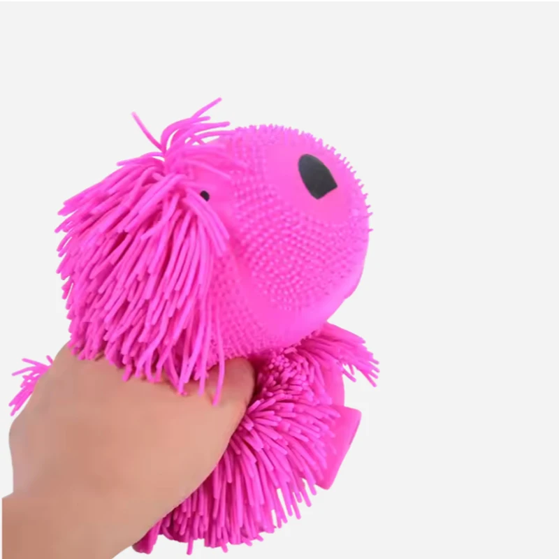 Alibaba.com: OEM 9 Feet' soft animal plush puffer ball fidget sensory ...