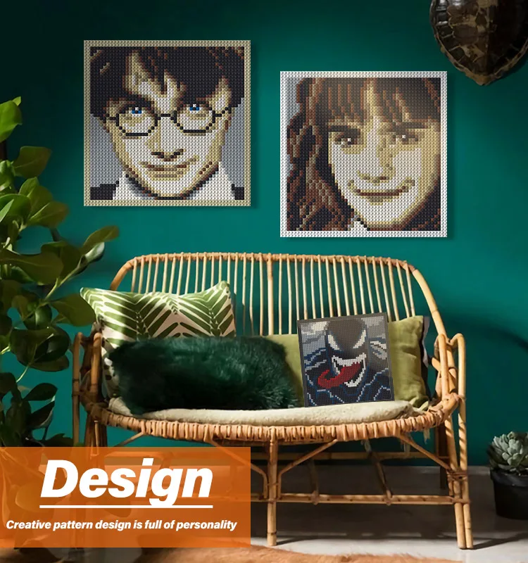 Pixel Art Building Blocks - Create 48x48 Dots Portraits