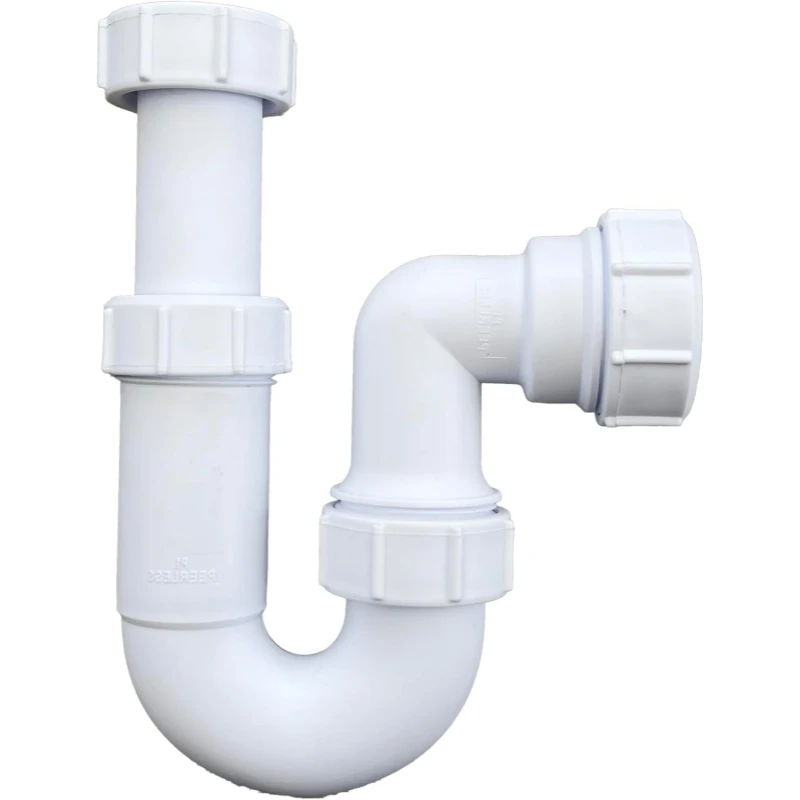 Basin Drain Hose Basin Sink Waste Pipe Kit Into the Wall Washbasin ...