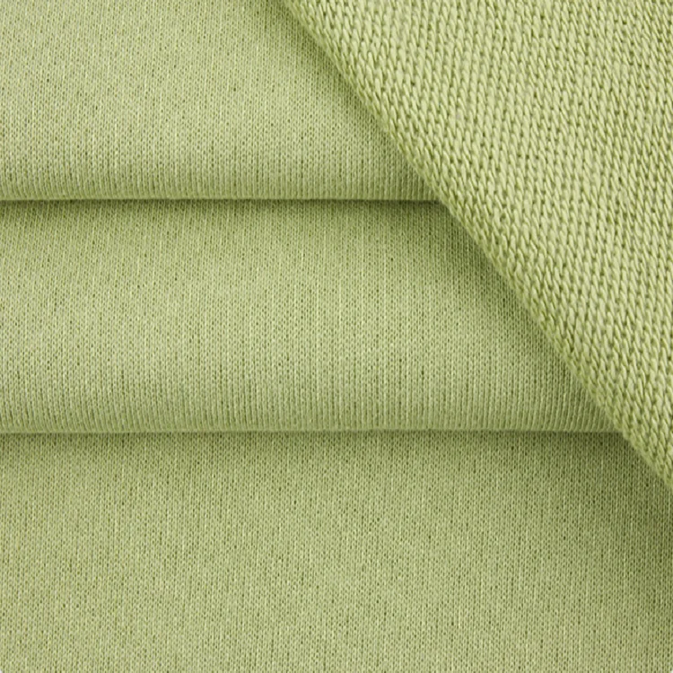 Plain Dyed Thick Cotton French Terry Hoodies Cloth Fabric Supplier 80 ...