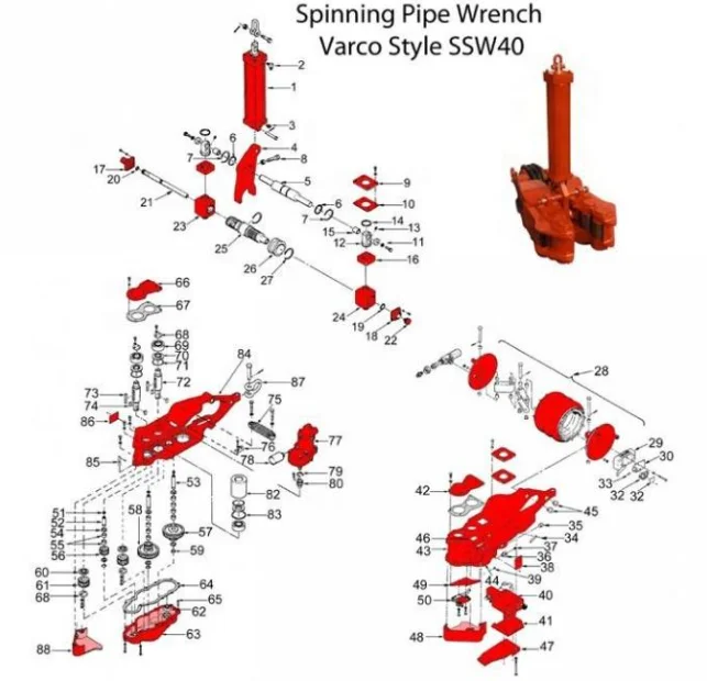 Other Oil Field Equipments Drilling Rig Spare Parts Type Varco SSW40 ...