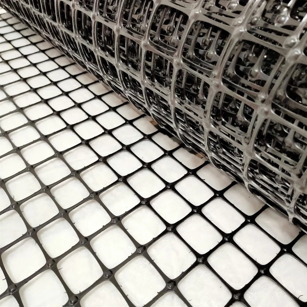 Biaxial PP Polypropylene Geogrid Composite Nonwoven Geotextile for Road ...