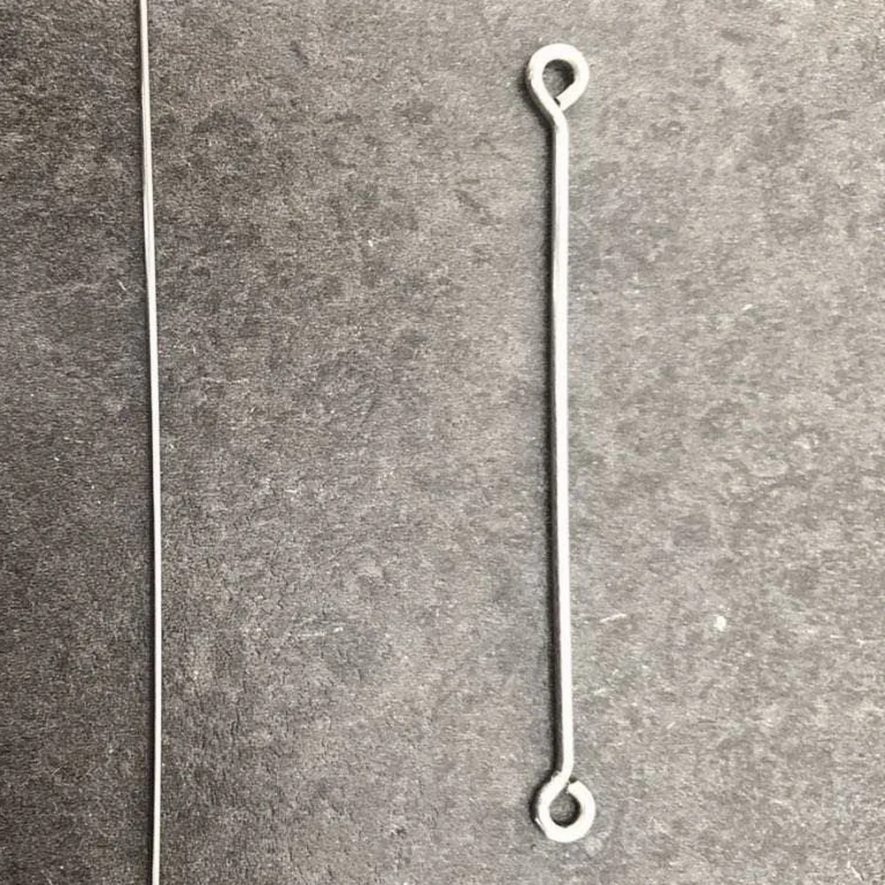Looped Wire 10cm Dia 2mm Long and Short Tail Lead Mould Loops Wires ...