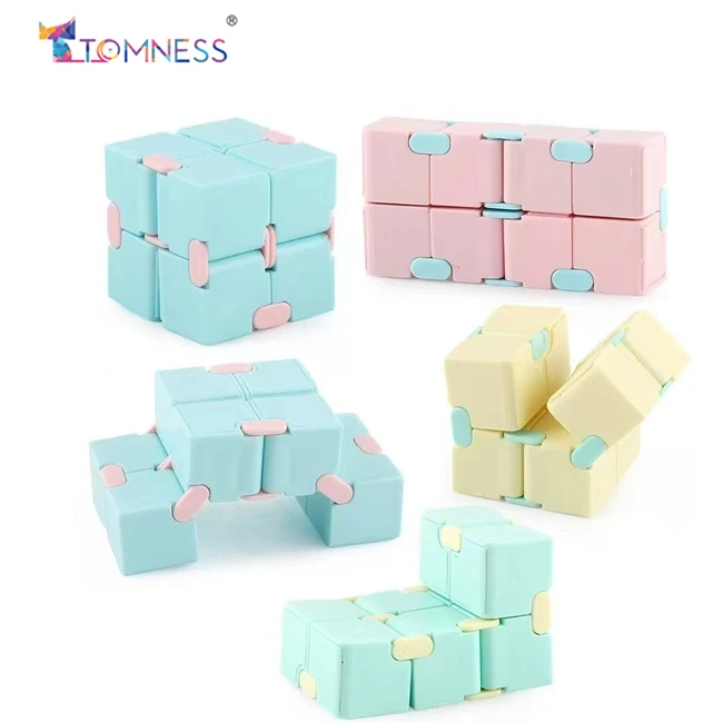 Infinity Cube Fidget Toy Stress Relieving Fidgeting Game For Kids And ...