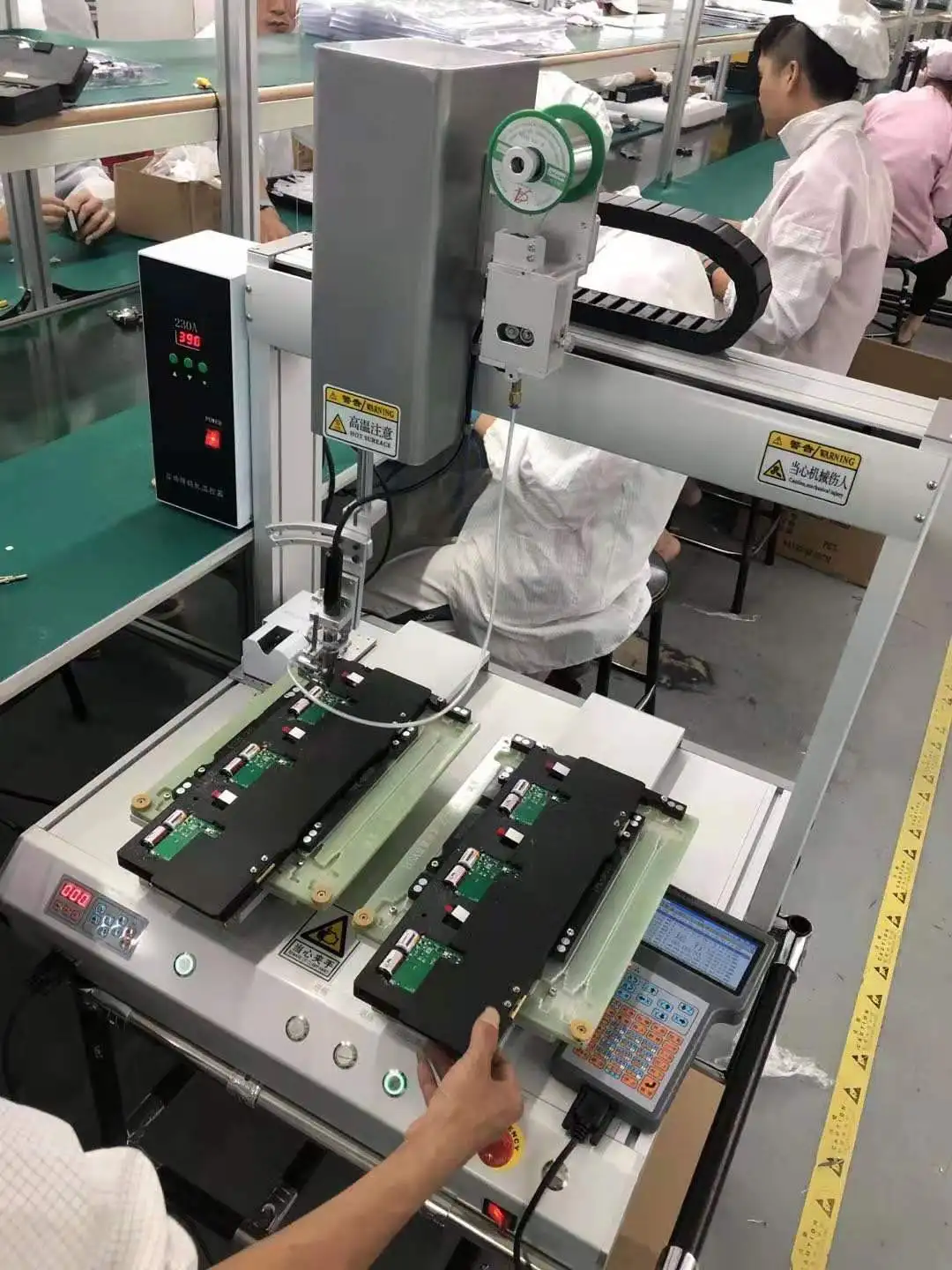 PCB Soldering 5 Axis Two Heads Soldering Robot - Auto Soldering Machine