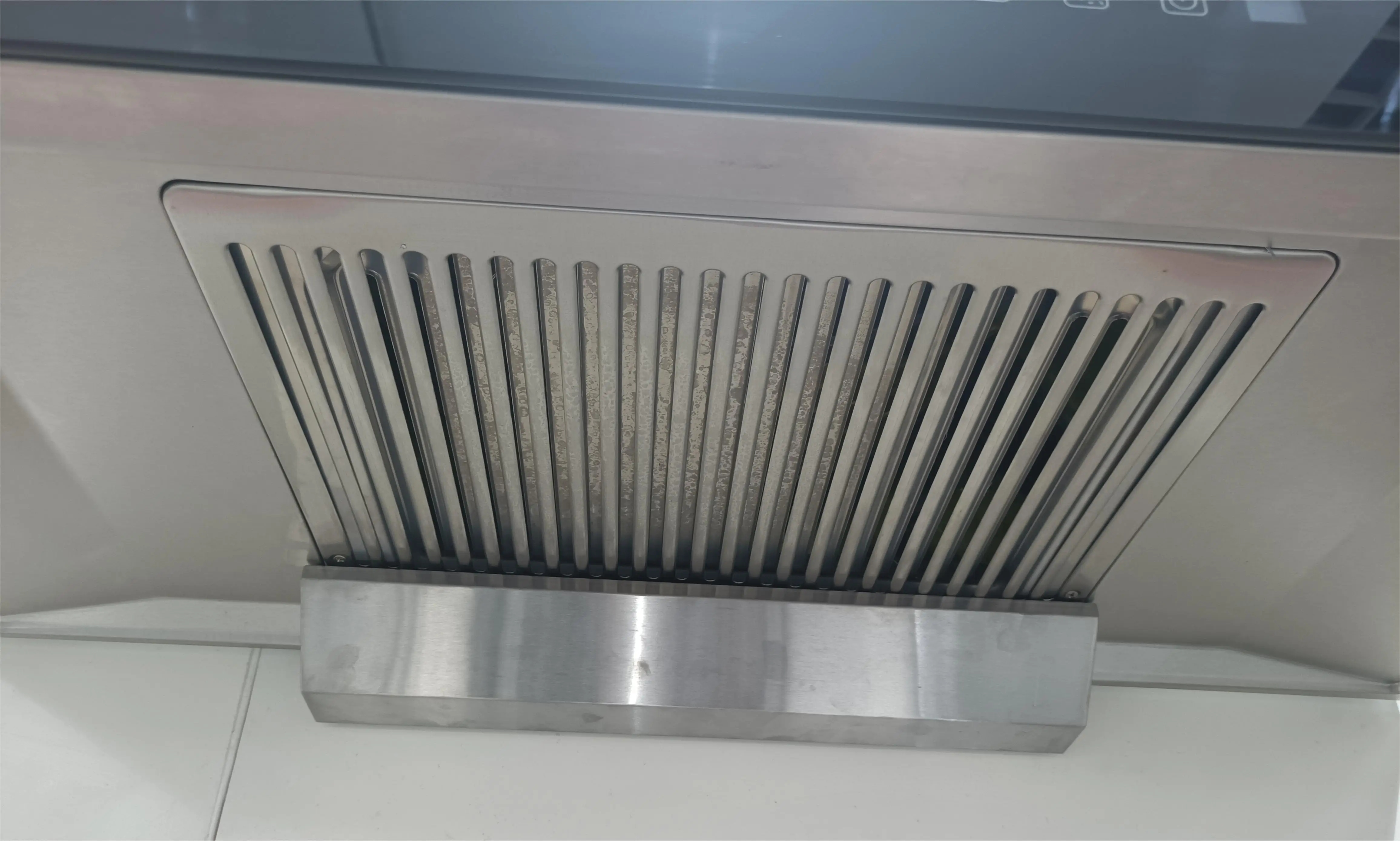 Touch Switch Black Paint Color And Tempered Glass Kitchen Chimney Smoke ...