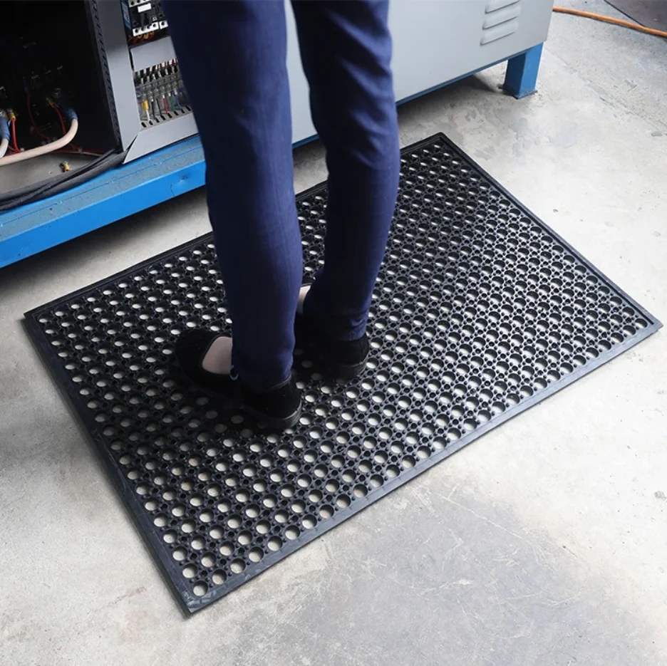 Marine Deck Rubber Flooring - Durable & Perforated Mats