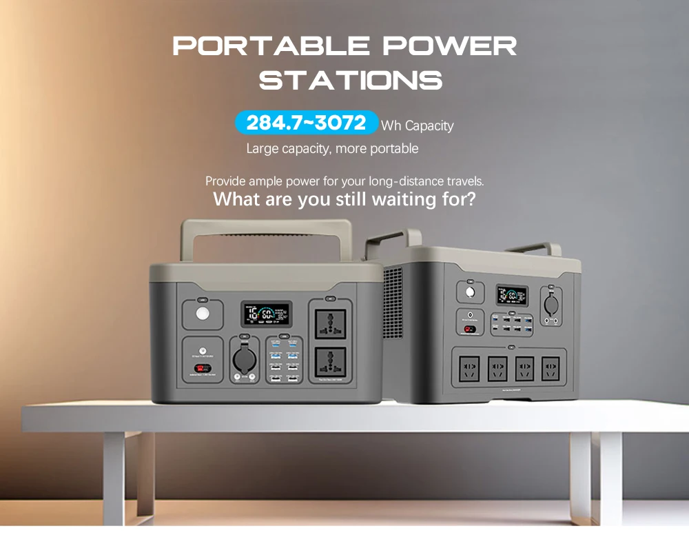1800w Power Station Portable Power Generator Handheld Wireless Charging ...