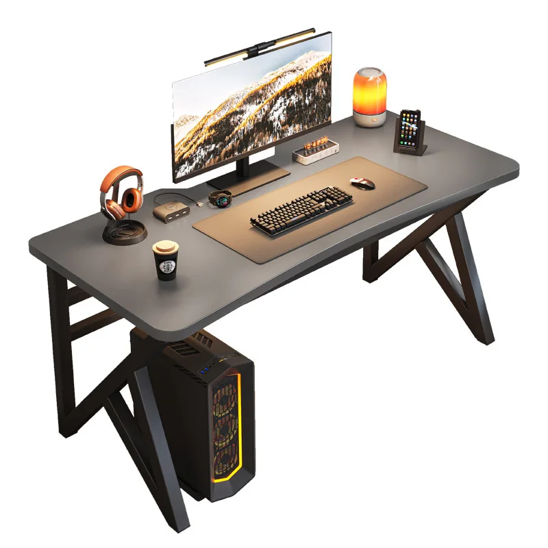 Wooden Gaming Desk - Adjustable & Stylish for Home Use