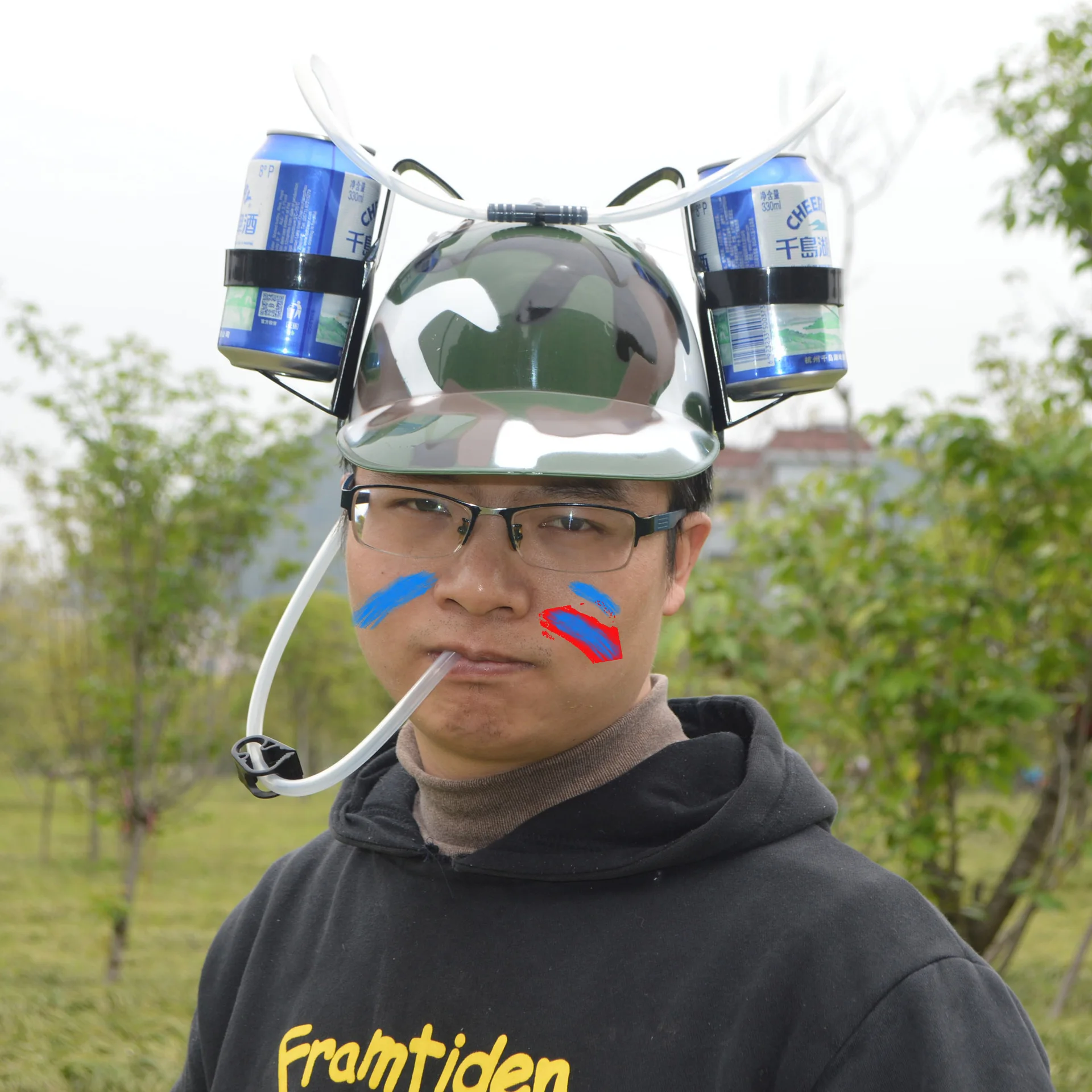 Lazy Drink Hat Bar Wedding Party Creative Beer Hat Fashion Trend ...