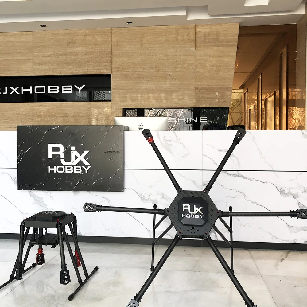 RJX 1200mm Carbon Fiber Folding Drone Frame Kit - 4-Axis Quadcopter ...