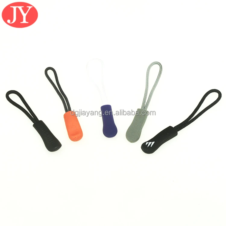 Factory Direct Sale Pvc Rubber Zipper Pull Polyester Rope Inject Zipper ...