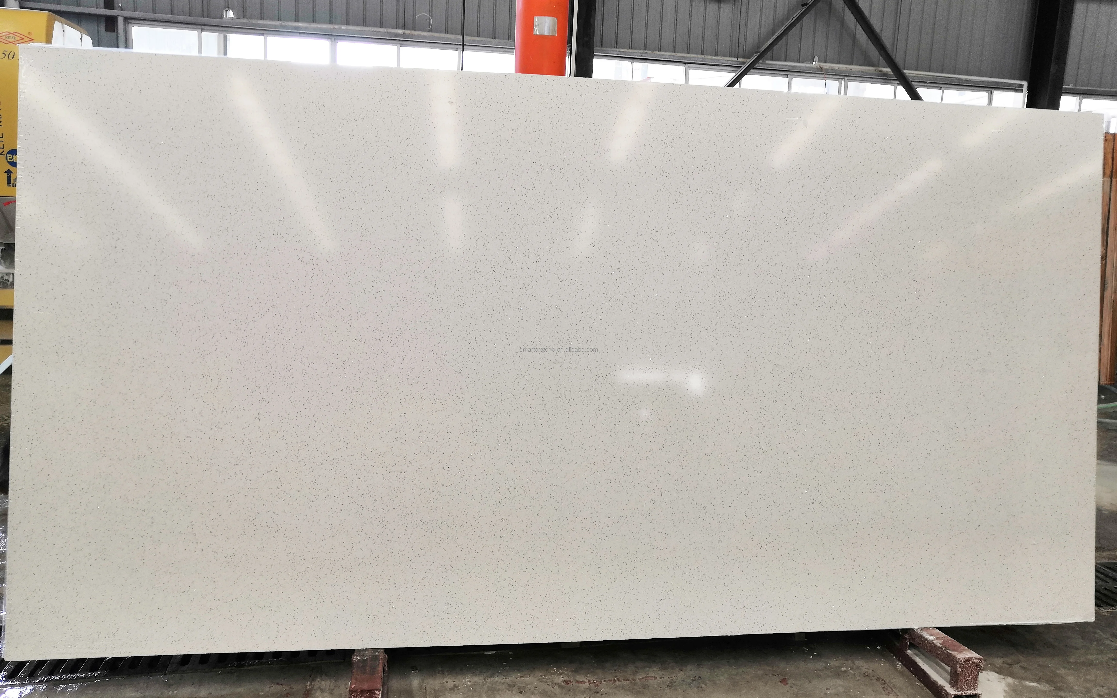 Small Color Difference And Easy Clean Silver Diamond Artificial Stone ...