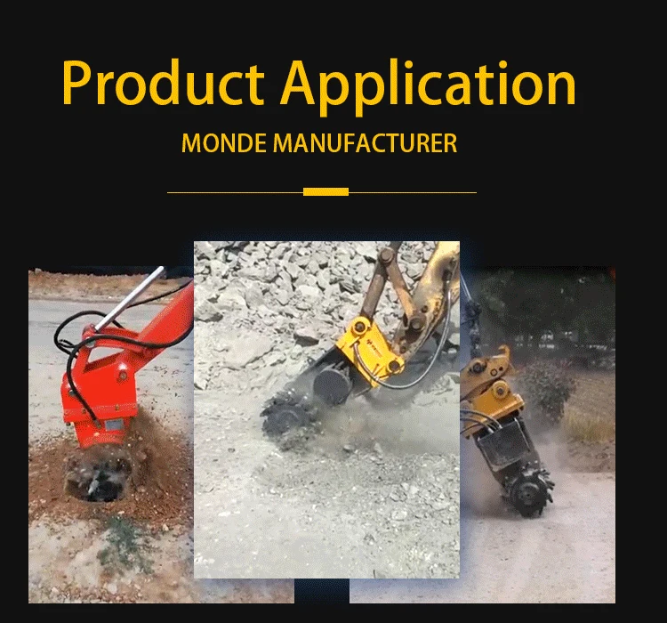 Drum Cutter For Cat320 Excavator Attachment Rock Milling - Buy Drum ...