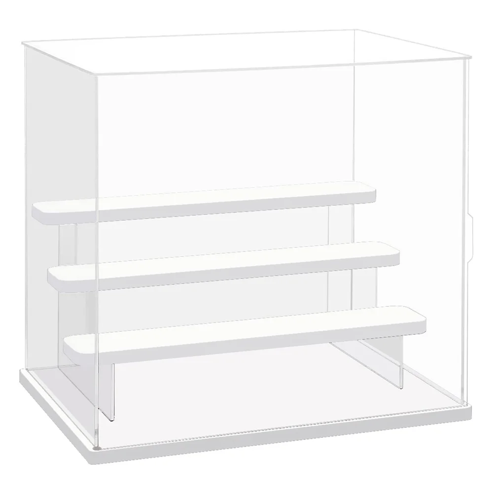 Clear Acrylic Display Case Stand With Door Countertop Display Case For ...