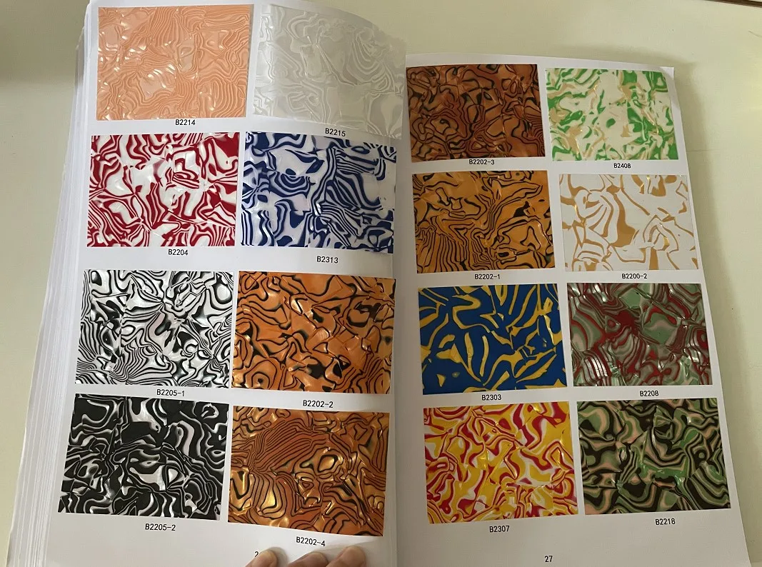 Artificial Celluloid Pvc Sheet Mother of Pearl Shell for Art Craft ...