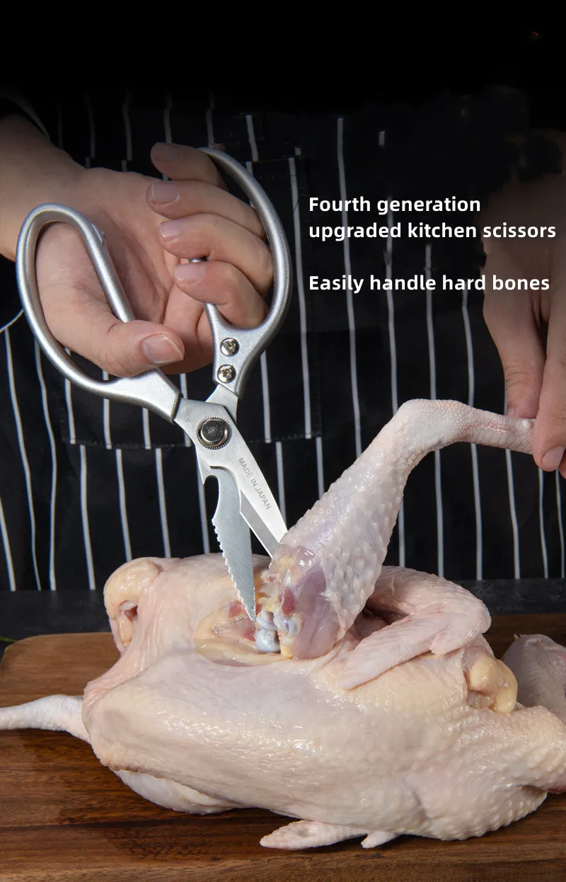 Multifunctional Stainless Steel Heavy Duty Meat Scissors With ...