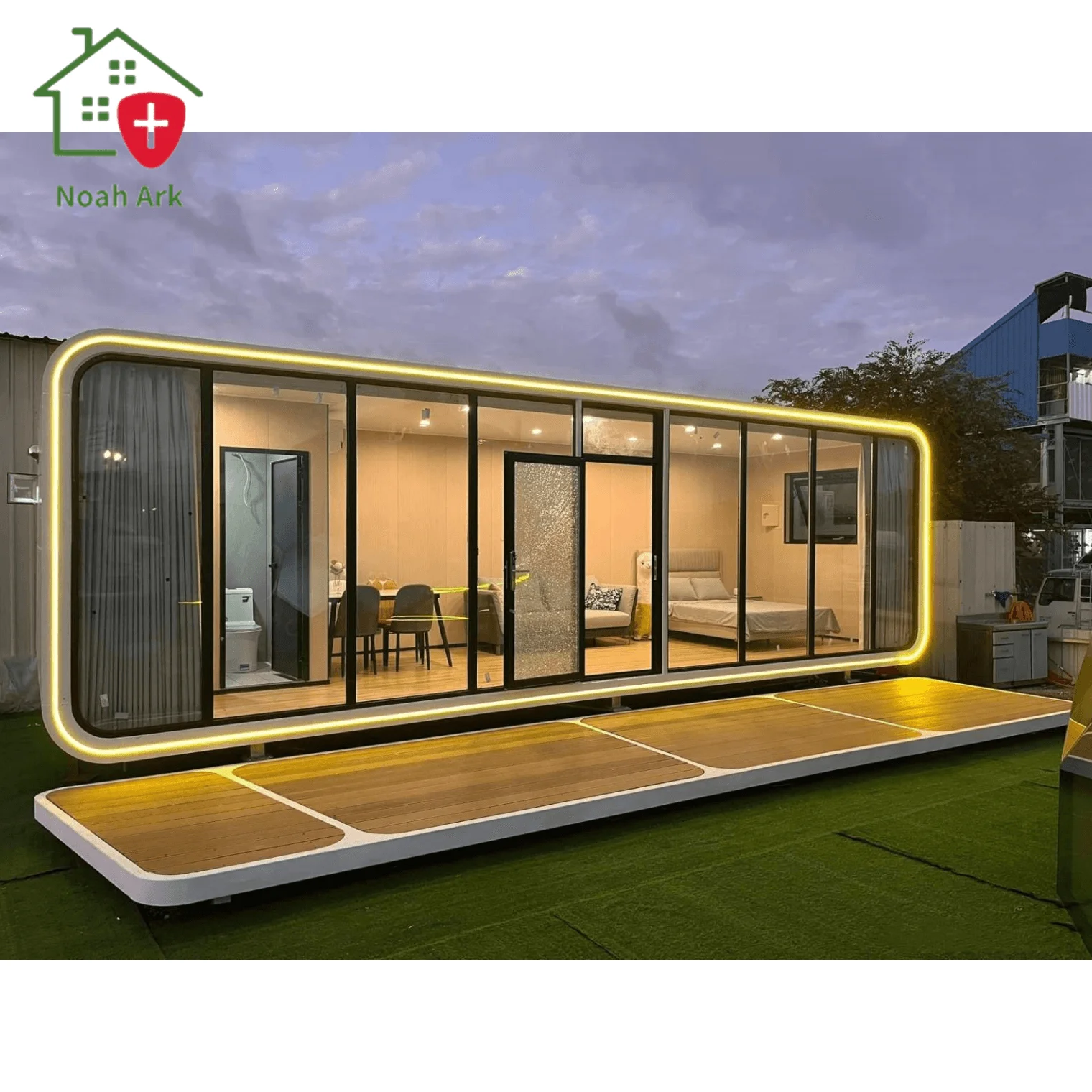 Luxury Prefab Houses Comfortable Container Cabin Prefab Modular Homes ...
