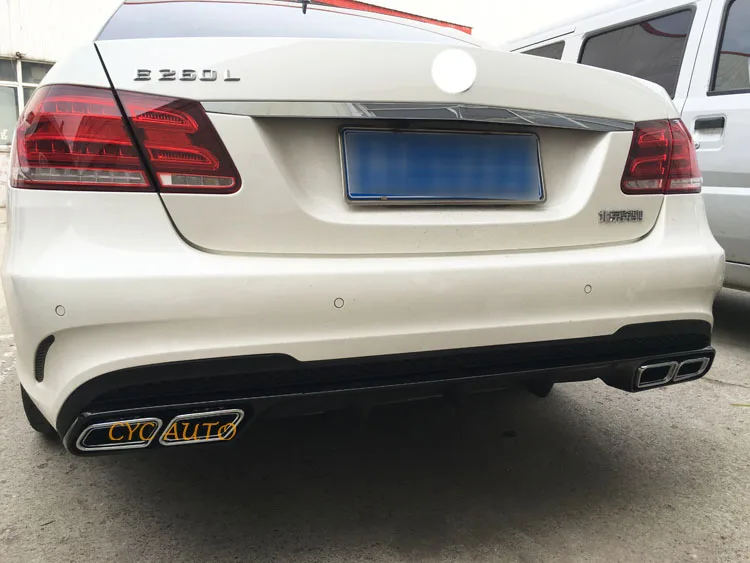 AMG Look W212 Rear Diffuser for Mercedes Benz 2013-2015