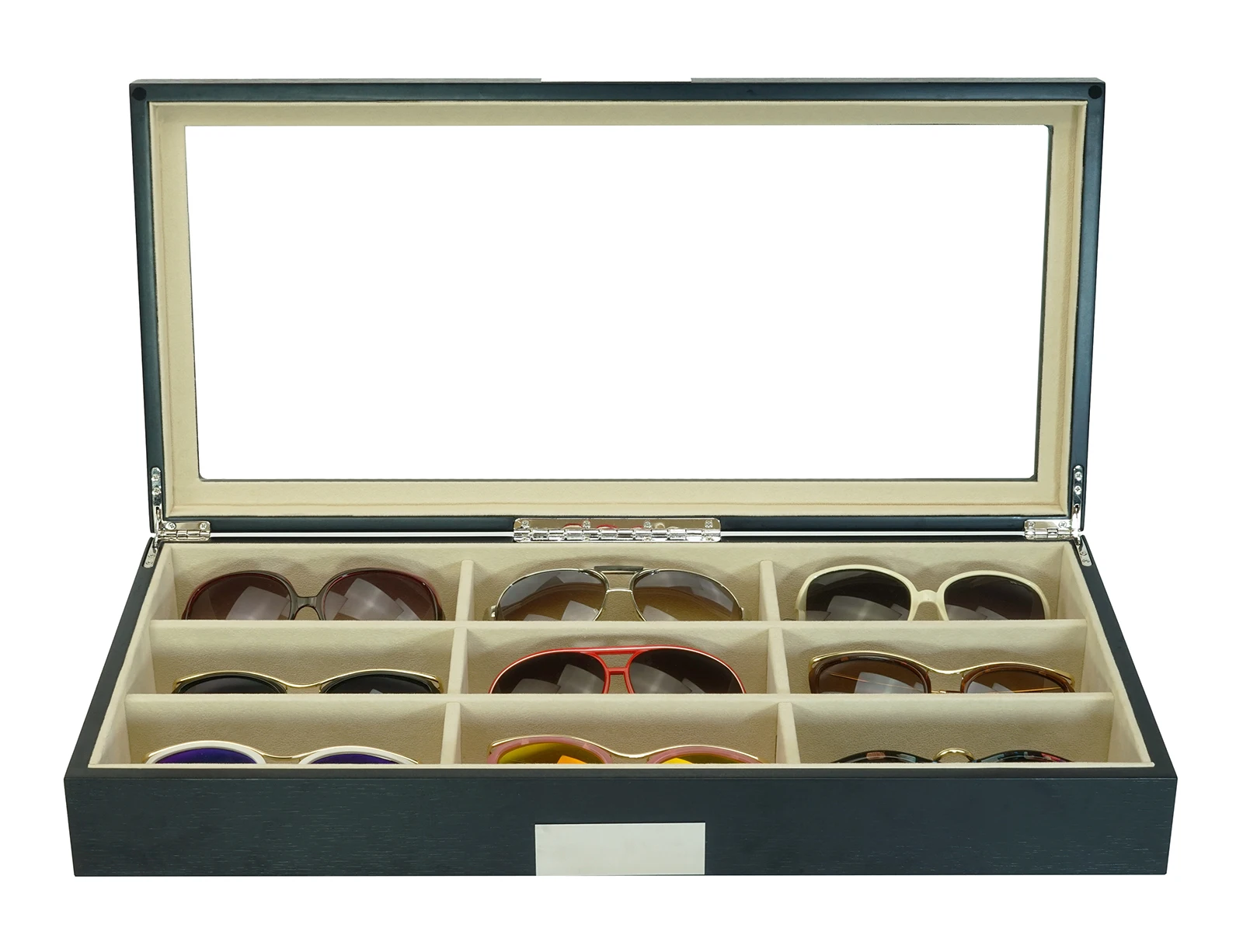Wooden Sunglasses Packaging Box For 9 Pairs Sunglasses Storage - Buy ...