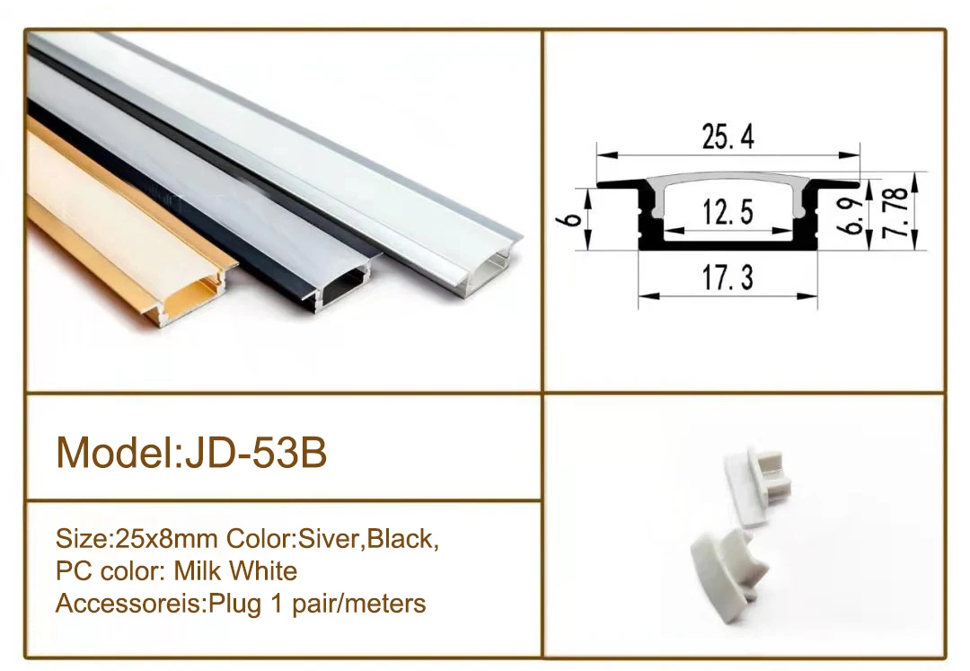 Factory Custom Profile Light Led Aluminum Led Strip Profile Hidden ...