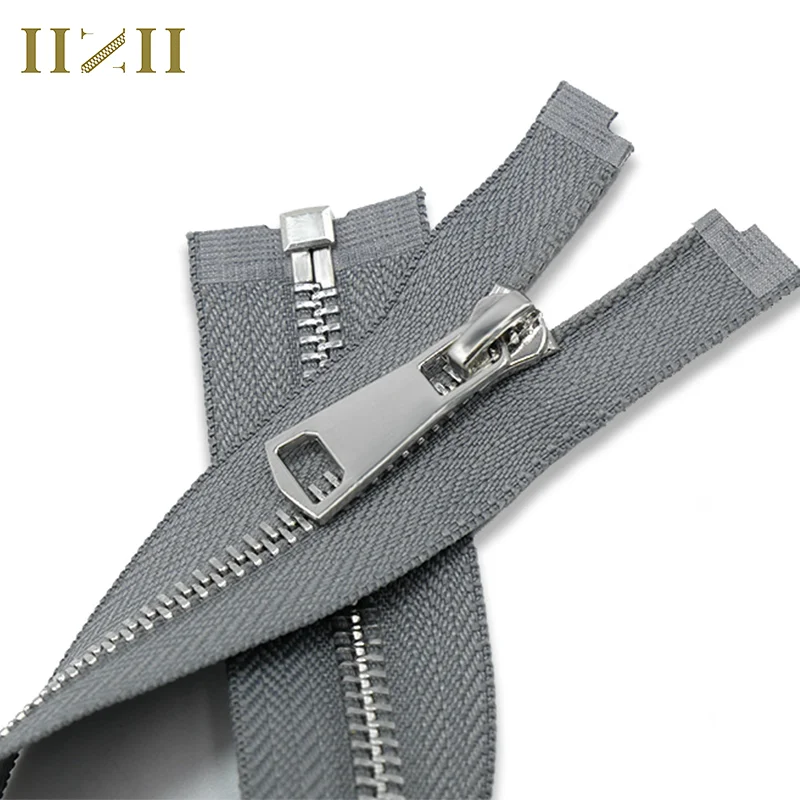 Alibaba.com: Custom Length, Open End, Two-Way Separation Metal Zipper ...