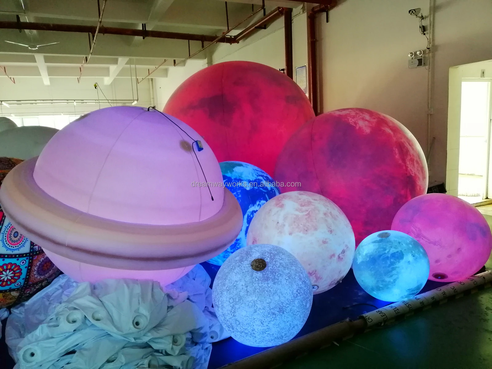 Space Theme Party Decoration - Inflatable Planet Models
