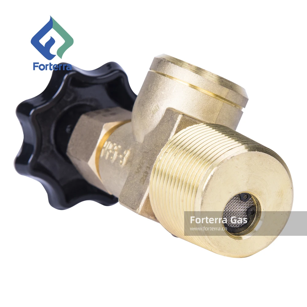 300bar Brass Acetylene Gas Cylinder Valve PF5-3A for C2h2