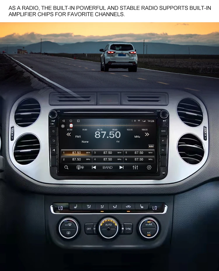 Android 12 4G LTE Car Radio for Volkswagen - Wireless Carplay